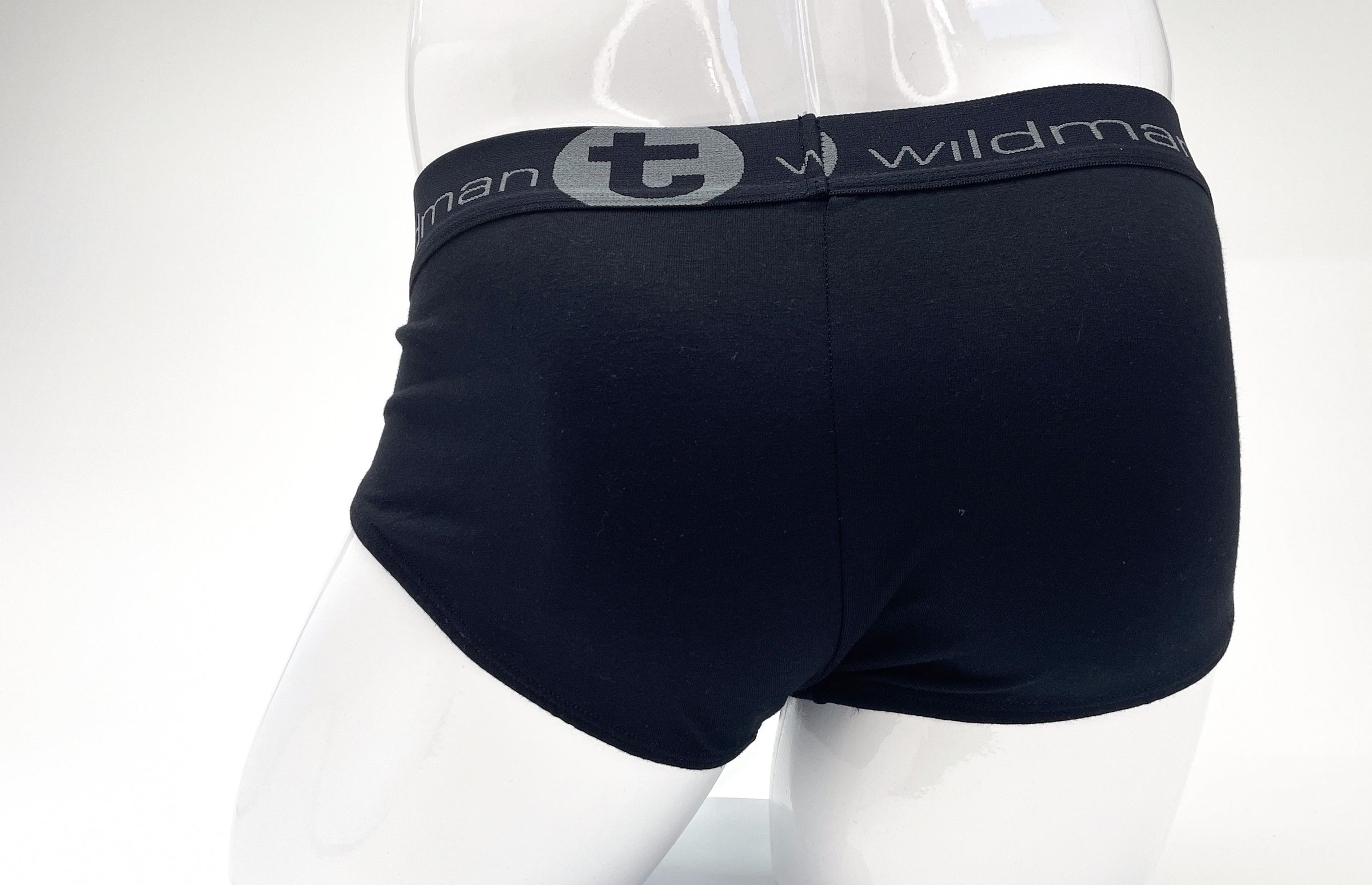 Stretch Cotton Big Boy Pouch Brief Black/Blue – WildmanT